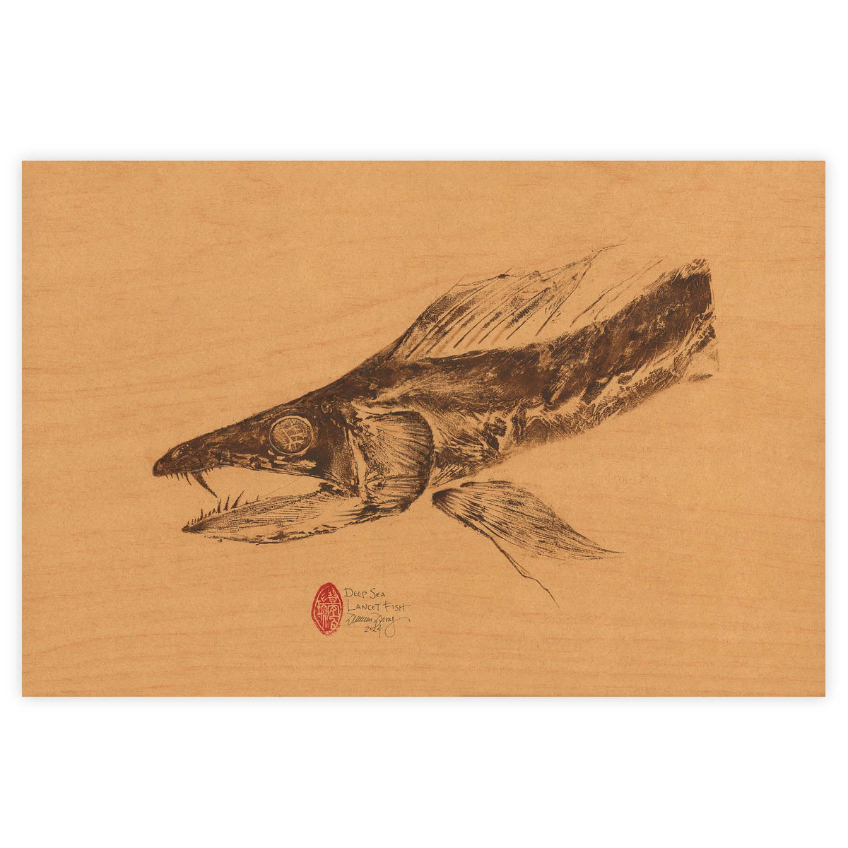 Deep-Sea Lancet Fish – By Land By Sea By Air